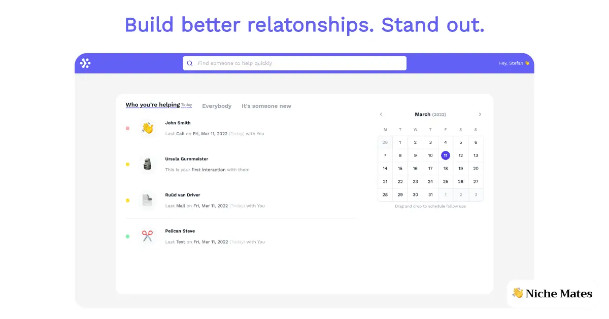 The Relationship Catalyst for your team | Relationyst